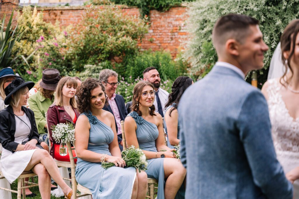 Manor house hotel wedding with outdoor ceremony