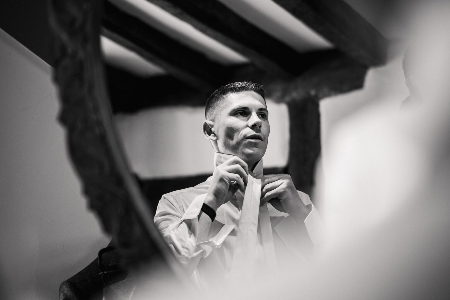 Manor house hotel wedding with outdoor ceremony